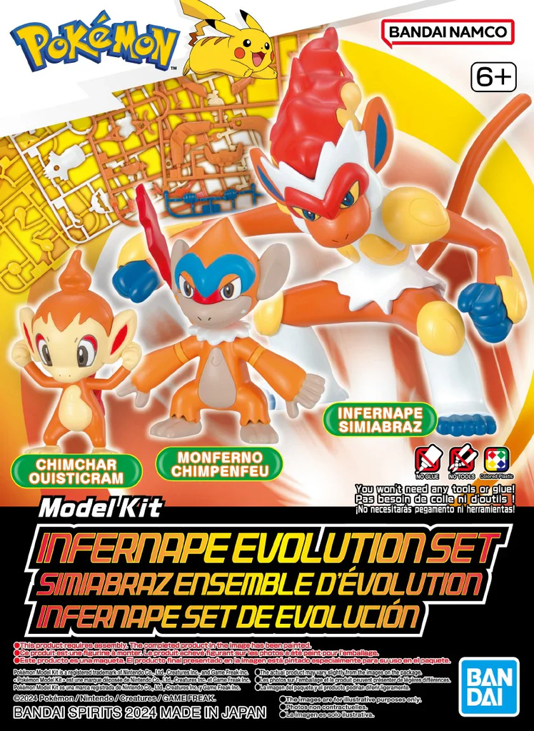 BANDAI Pokémon Infernape Evolution Set – Tammies Hobbies