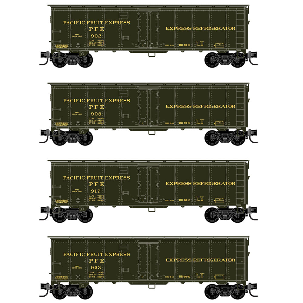 N 40' EXPRESS ICE REEFERS PFE 4-PACK – Tammies Hobbies