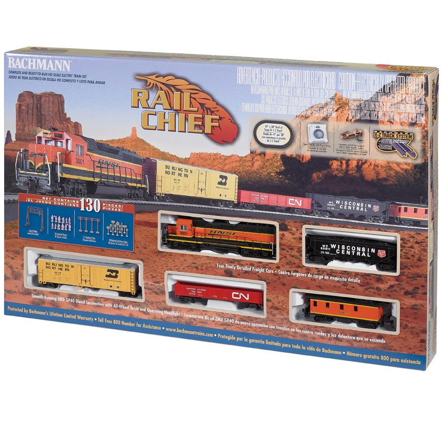 HO RAIL CHIEF TRAIN SET – Tammies Hobbies